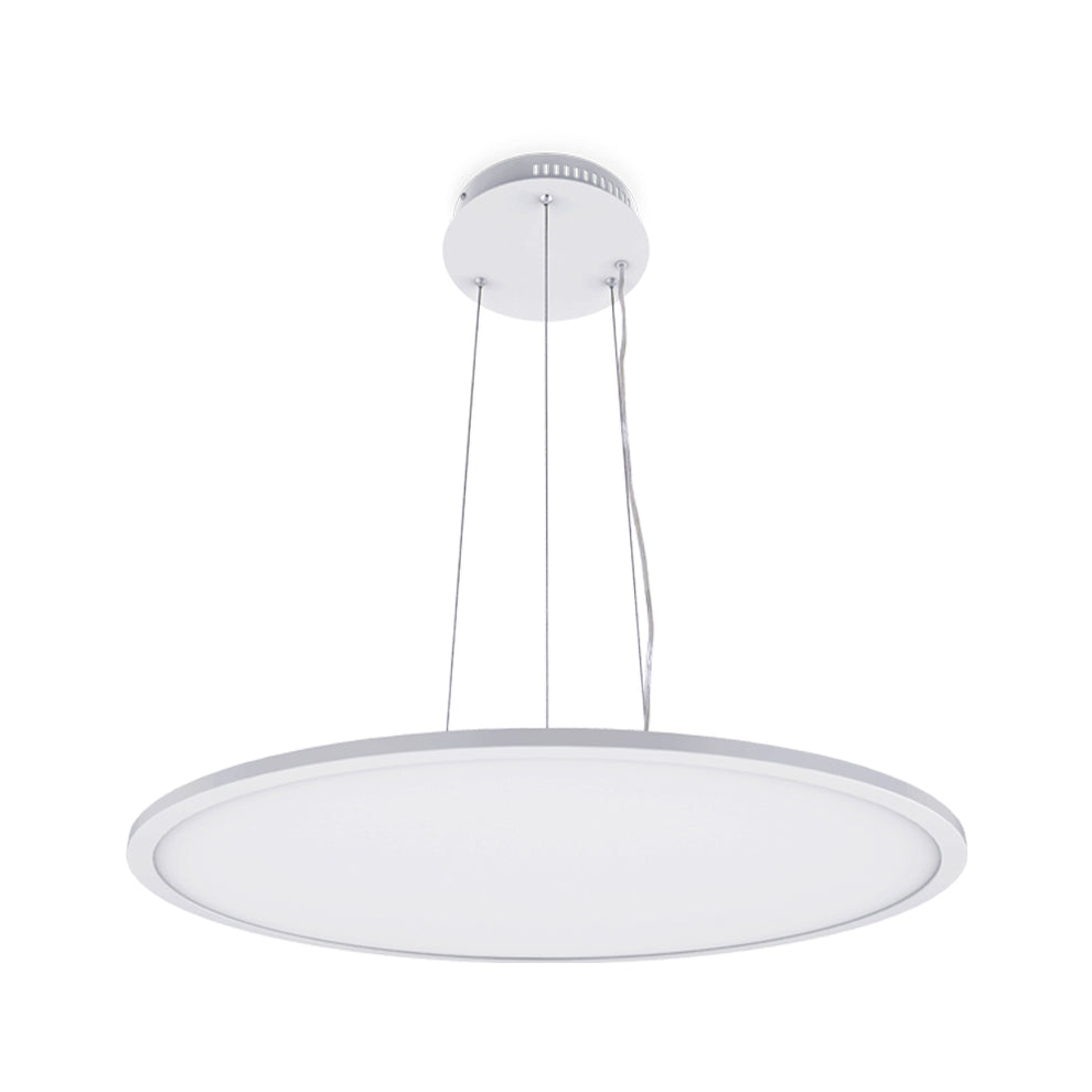 Circle 01 Series White Ø300/400/500/600mm LED Round Panel Pendant Ligh ...