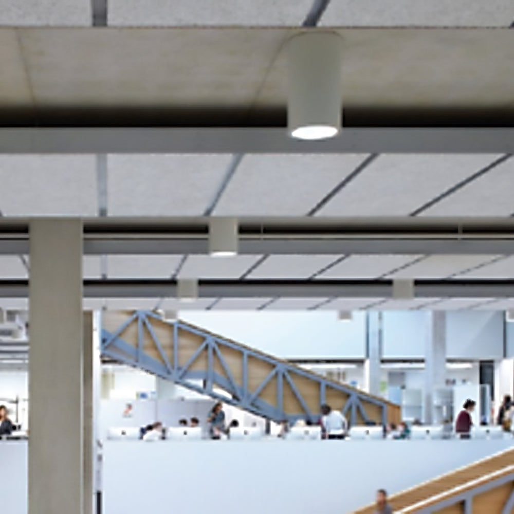 Cusp 01 Fully Black/Black with Gold Trim 10W/18W/25W LED Cylinder Surf ...