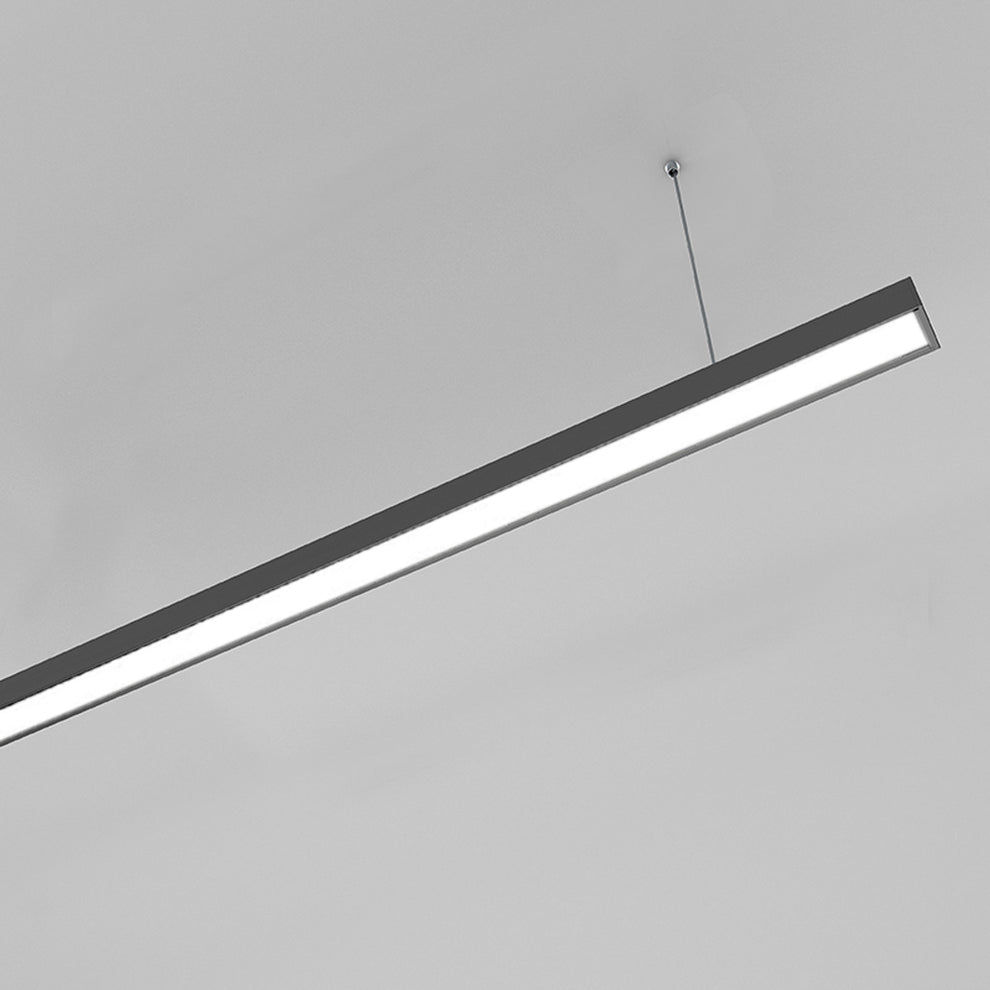 Chain GLS25 Slimline Black 1500/1800/2400mm LED Linear Pendant Light ...
