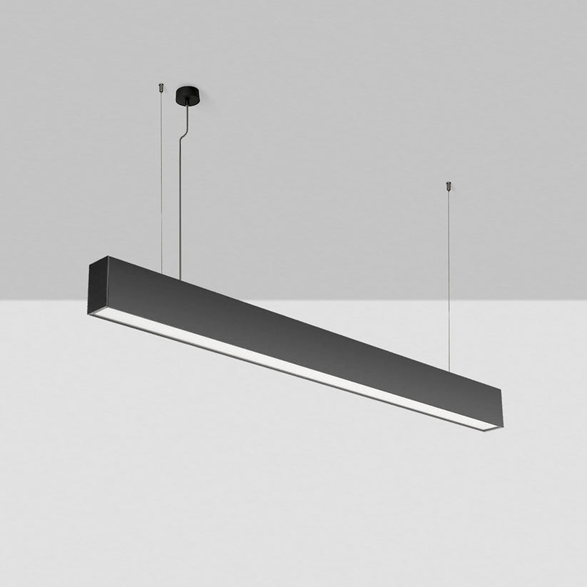 Horizon 8050 Black 600/1500/1800mm LED Linear Pendant Light – Greenlux ...