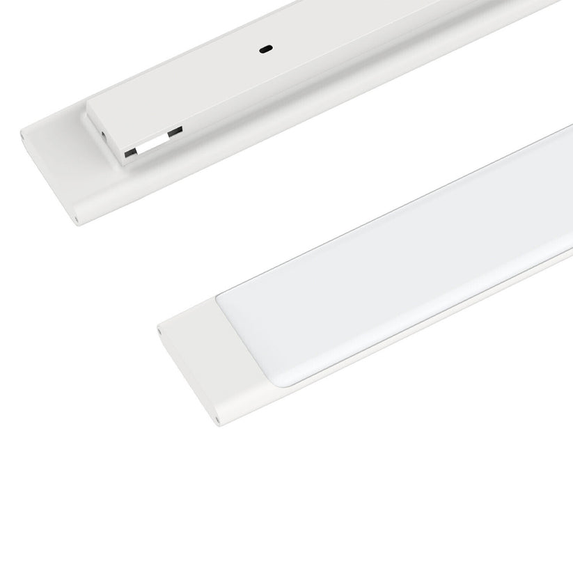 Slim 02 Batten White 600/900/1200mm LED Ceiling Mounted & Suspension L ...